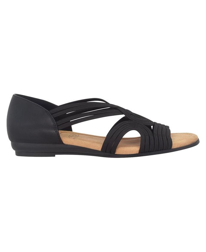 Impo Women's Bazra Stretch Flat Sandals - Macy's