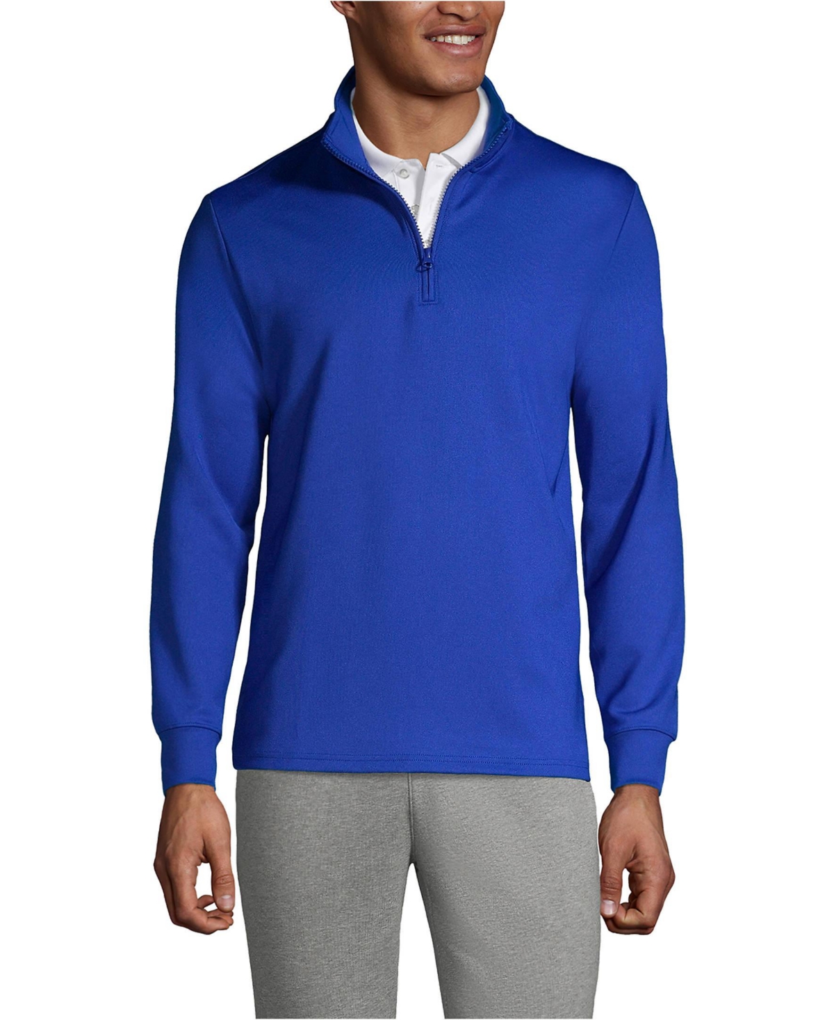 Click here for Lands End Mens Active Performance Quarter Zip Pull... prices