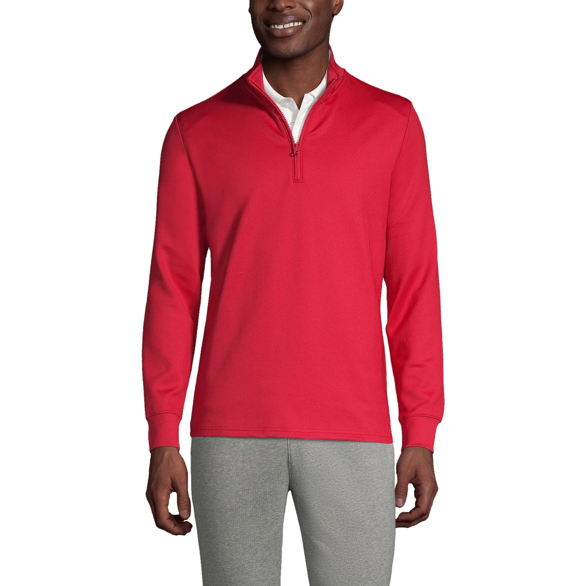 Click here for Lands End Mens Active Performance Quarter Zip Pull... prices