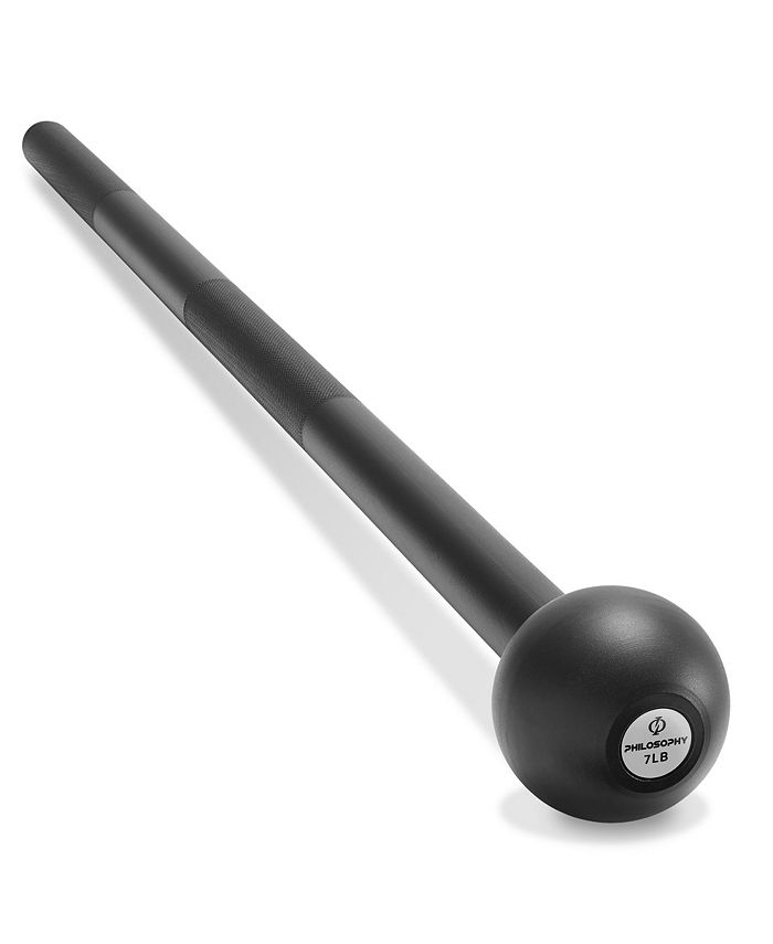 Philosophy Gym Steel Mace Bell 7 LB, Mace Club for Strength Training ...