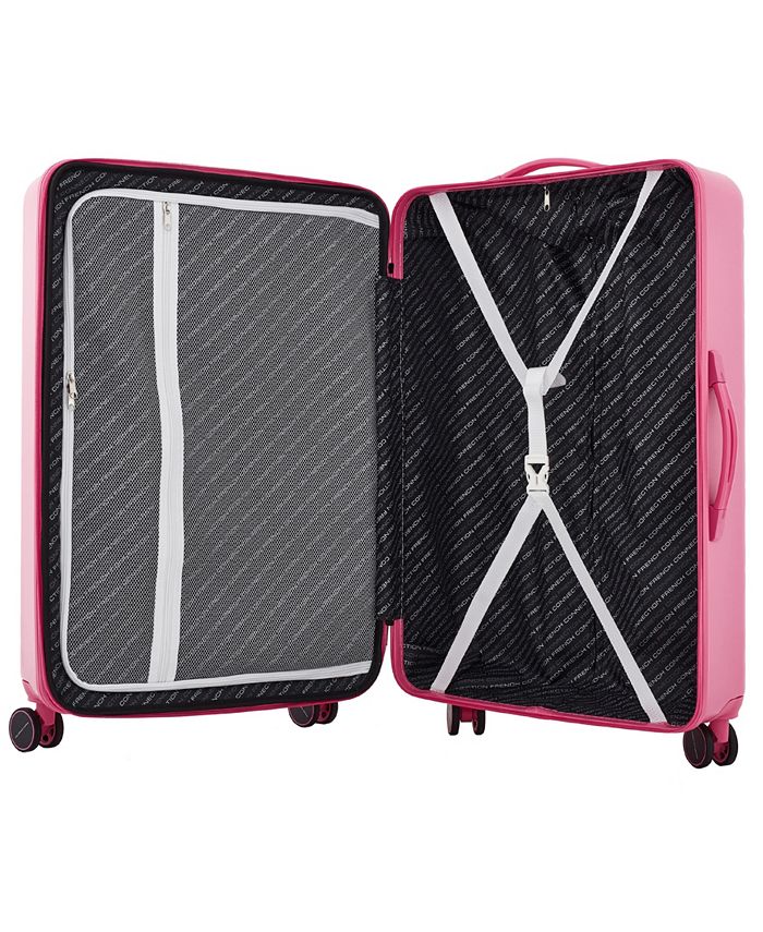 French Connection 4Pc Expandable Rolling Hardside Luggage Set - Macy's