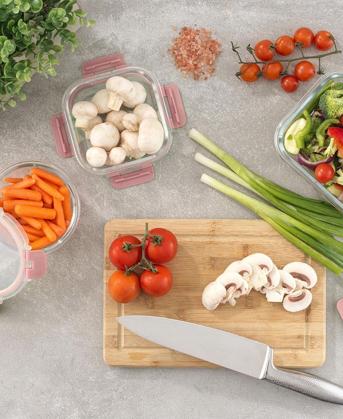 JoyJolt 24-piece Fluted Food Storage Container Set with Lids - Macy's