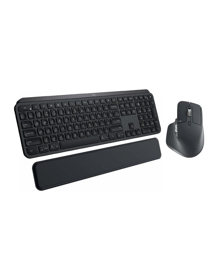 Logitech MX Keys Wireless Keyboard (Multi-OS) with Palm Rest and ...