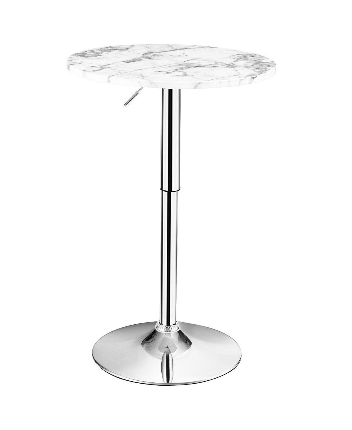 Click here for Sugift 360° Swivel Cocktail Pub Table with Sl... prices