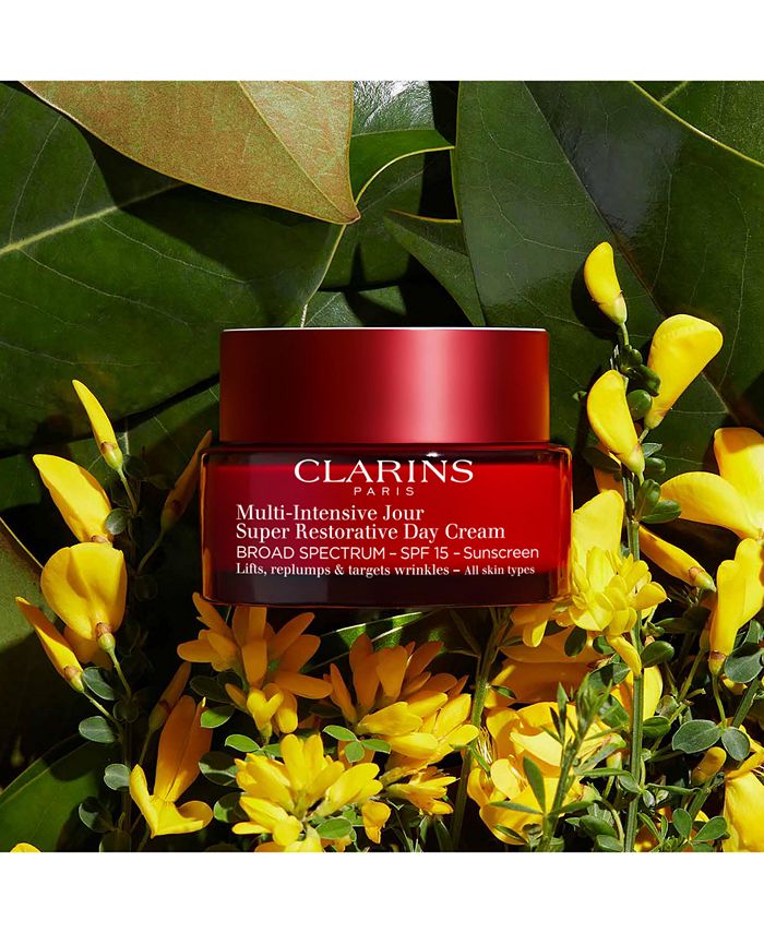 Clarins Super Restorative Day Moisturizer With SPF 15 Sunscreen - Macy's