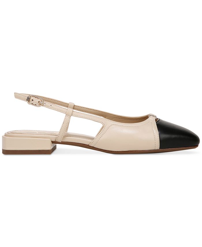 Sam Edelman Women's Kara Cap-Toe Slingback Flats - Macy's