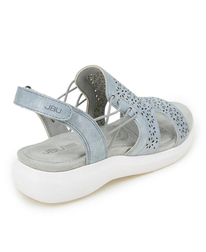 JBU Women's Francis Hook and Loop Flat Sandals Shoe - Macy's