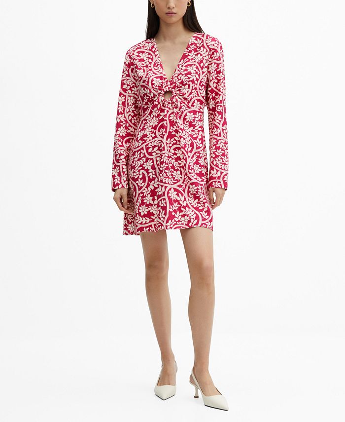 MANGO Women's Floral Print Dress - Macy's