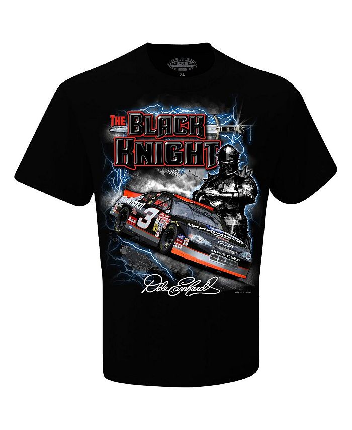 Checkered Flag Sports Men's Black Dale Earnhardt Black Knight T-shirt ...