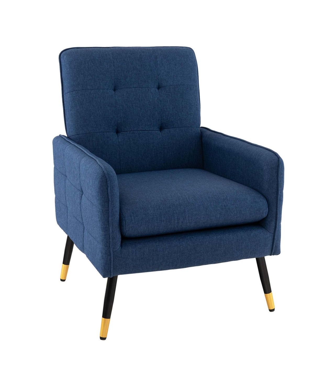 Click here for Linen Fabric Accent Chair Modern Single Sofa Chair... prices