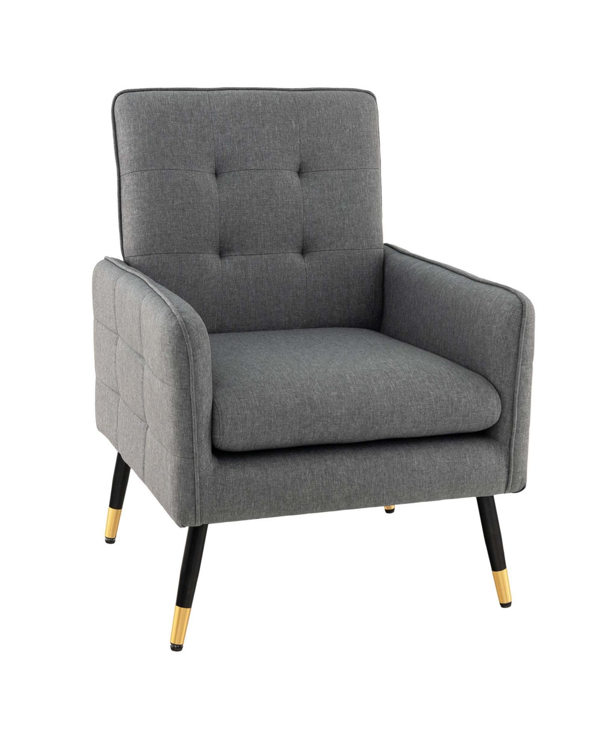 Click here for Linen Fabric Accent Chair Modern Single Sofa Chair... prices