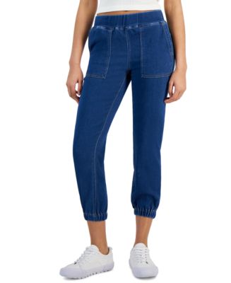 Tinseltown Juniors' Pull-On High-Rise Jogger Pants - Macy's