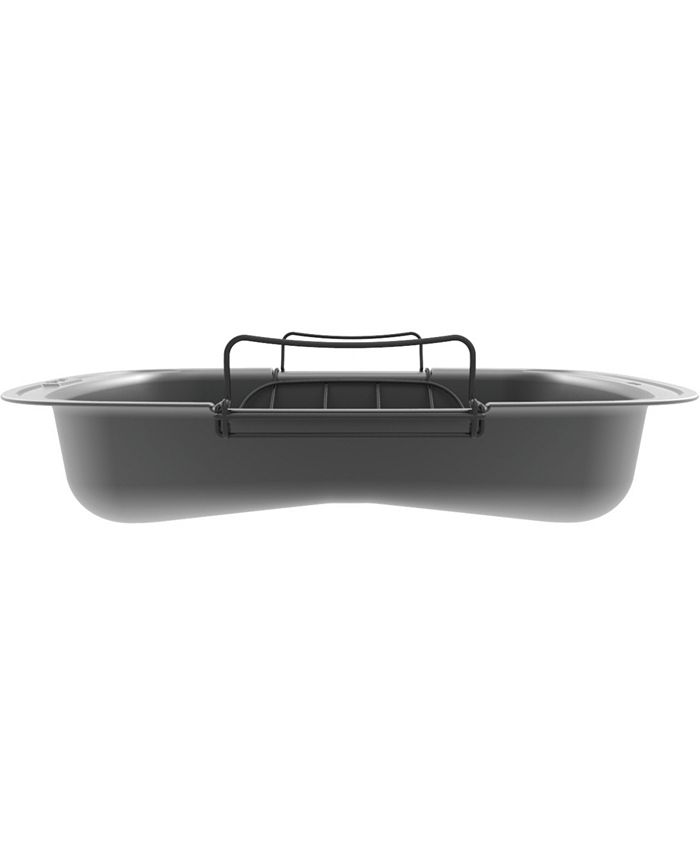 Good Cook Everyday Nonstick Quick-Baste Roasting Pan with Locking Rack ...
