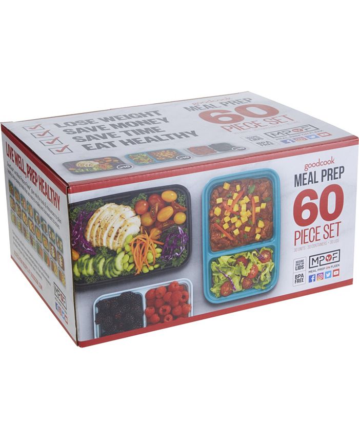 Good Cook Meal Prep 60-Piece Container Set, Biphenyl A Free - Macy's