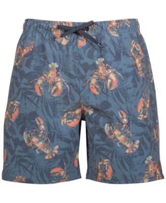 Salt Life Men's Rock Lobster Print 18" Volley Shorts - Macy's