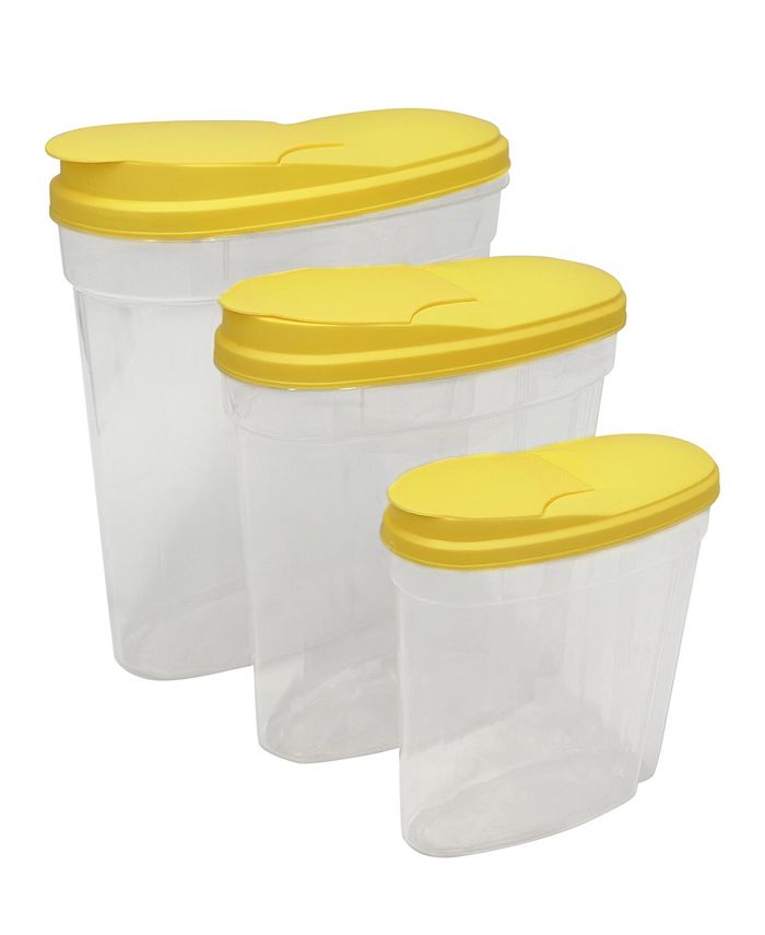 Sedona 6 Piece Plastic Food Storage Container Set - Macy's