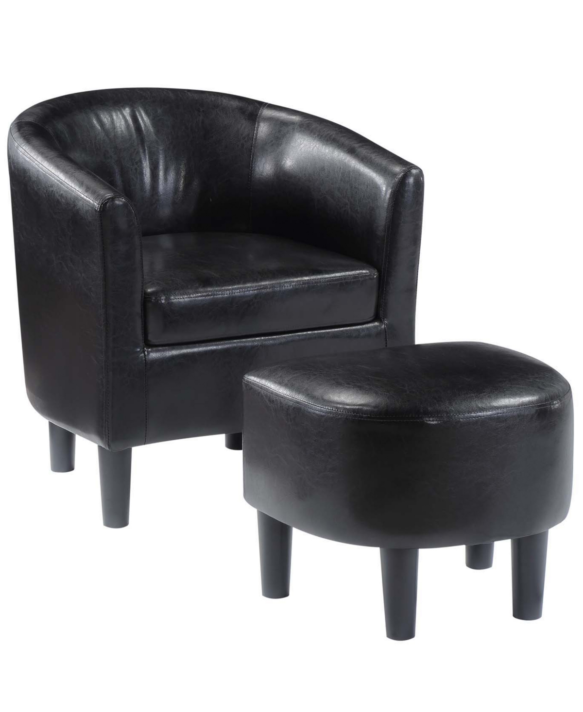 Click here for Convenience Concepts 26.25 Faux Leather Churchill... prices