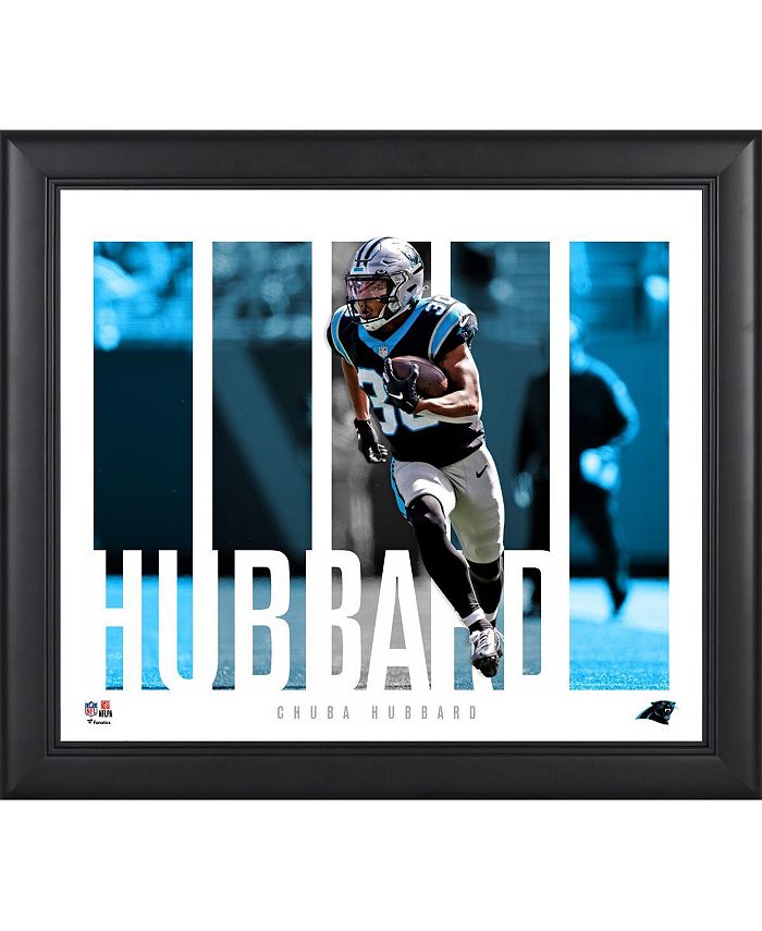 Fanatics Authentic Chuba Hubbard Carolina Panthers Framed 15" x 17 ...