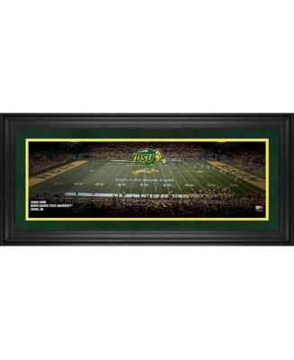 North Dakota State Bison Framed 10" x 30" Fargo Dome Panoramic ...
