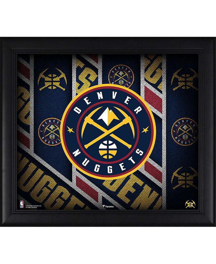 Fanatics Authentic Denver Nuggets Framed 15'' x 17'' Team Threads ...