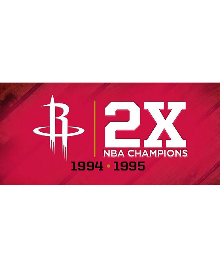 Fanatics Authentic Houston Rockets 2-Time NBA Finals Champions 12 ...