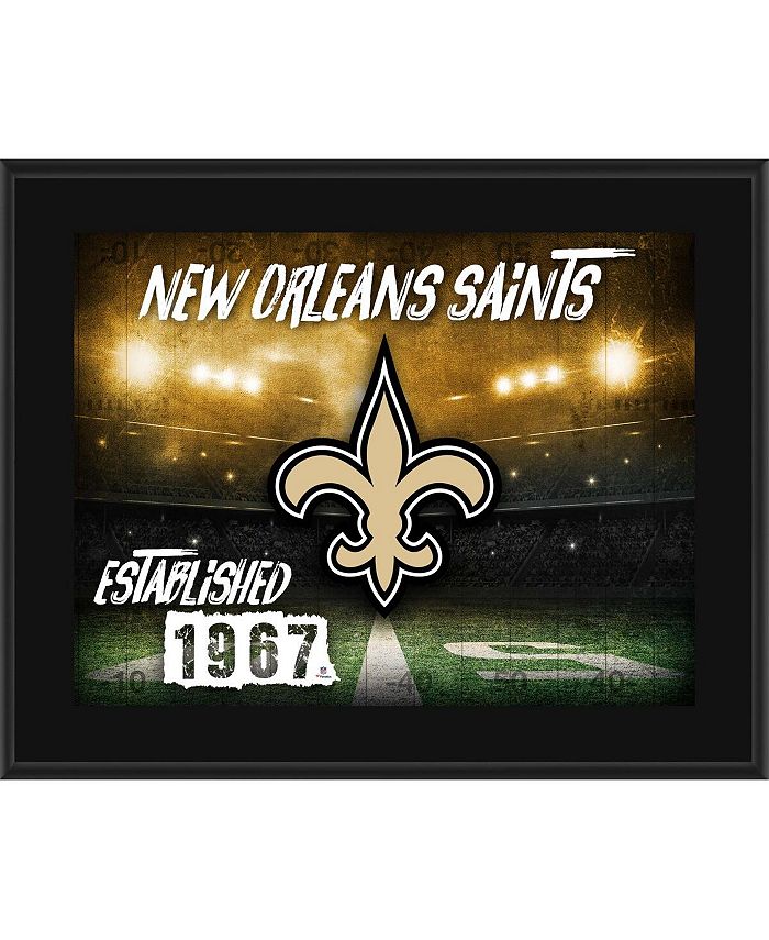 Fanatics Authentic New Orleans Saints 10.5" x 13" Sublimated Horizontal ...