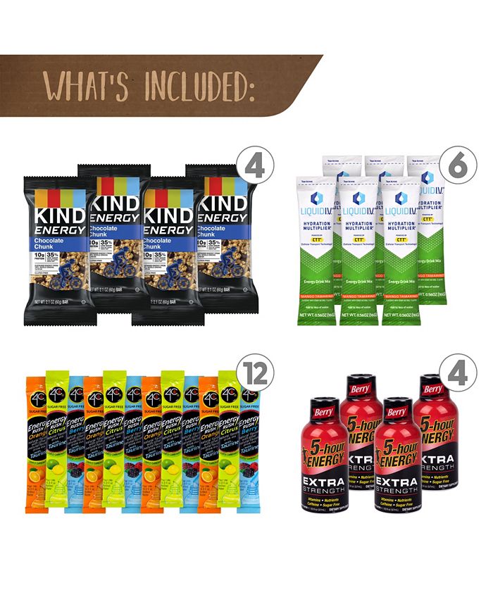 SnackBoxPros Energy Boost Snack Box, 60 Pieces - Macy's