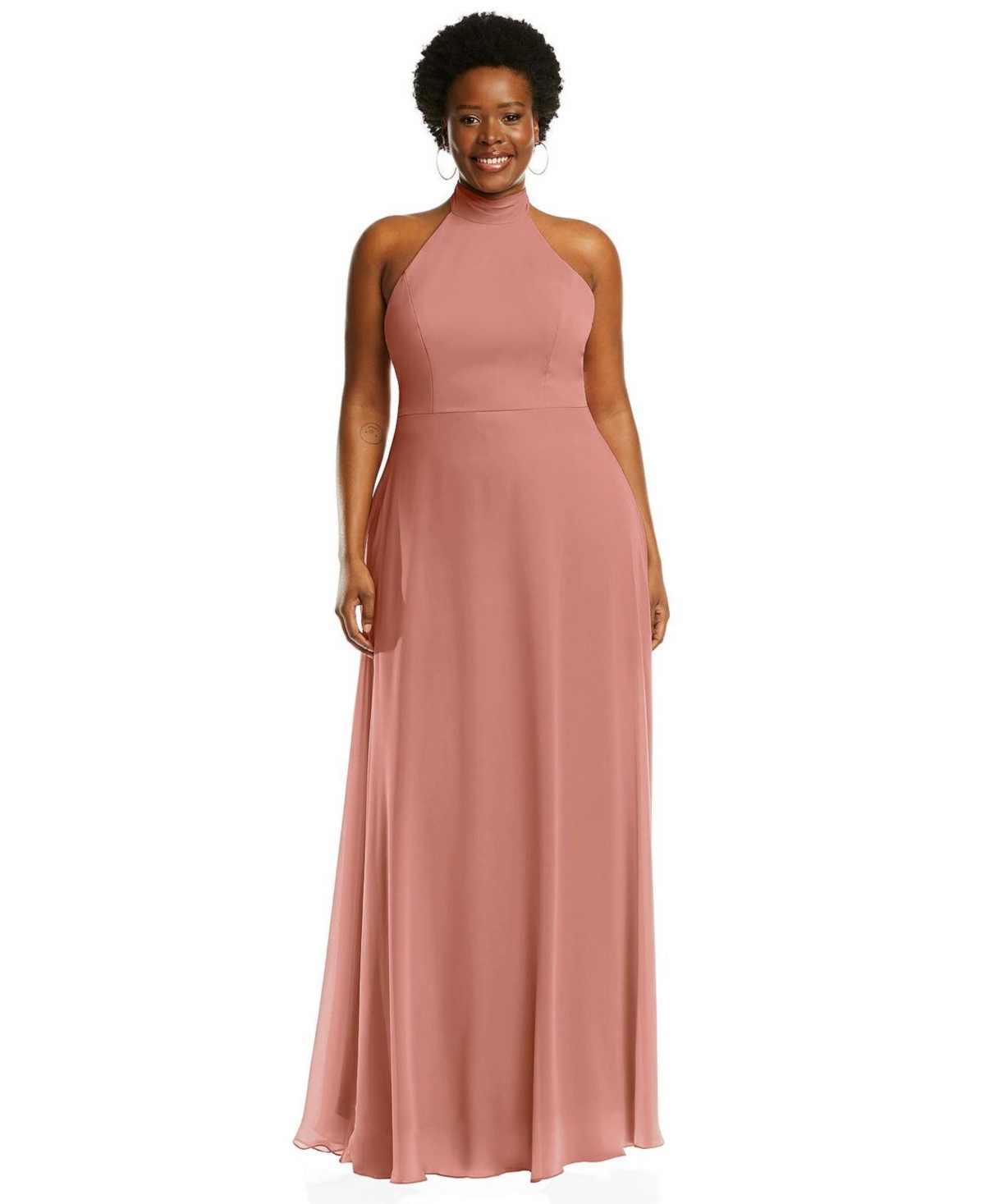 Click here for After Six Plus Size High Neck Halter Backless Maxi... prices