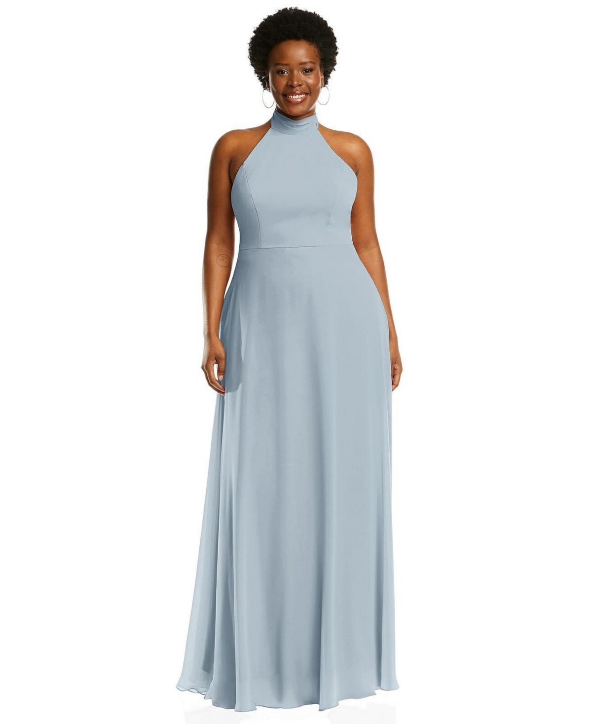 Click here for After Six Plus Size High Neck Halter Backless Maxi... prices