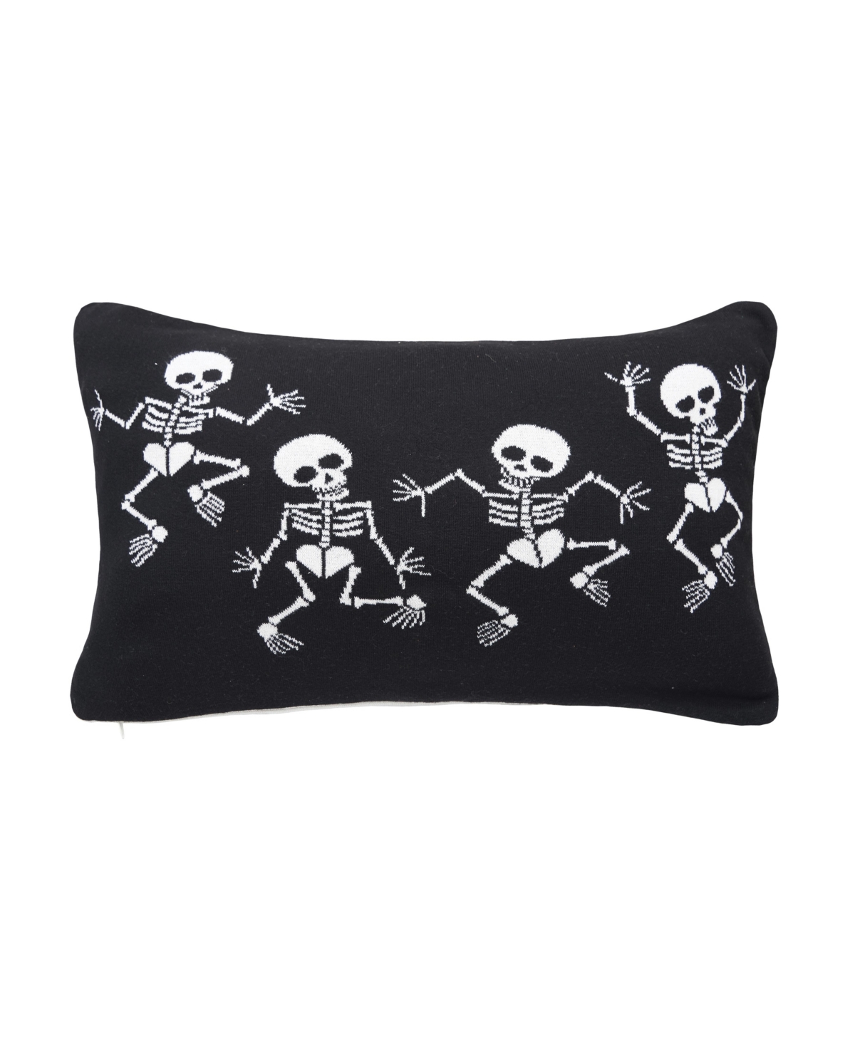 Click here for 16 x 24 Skeleton Halloween Throw Pillow - Black prices