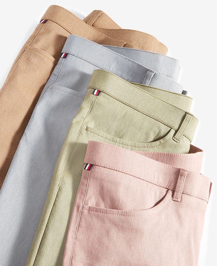 Tommy Hilfiger Men's Modern-Fit Twill Pants - Macy's