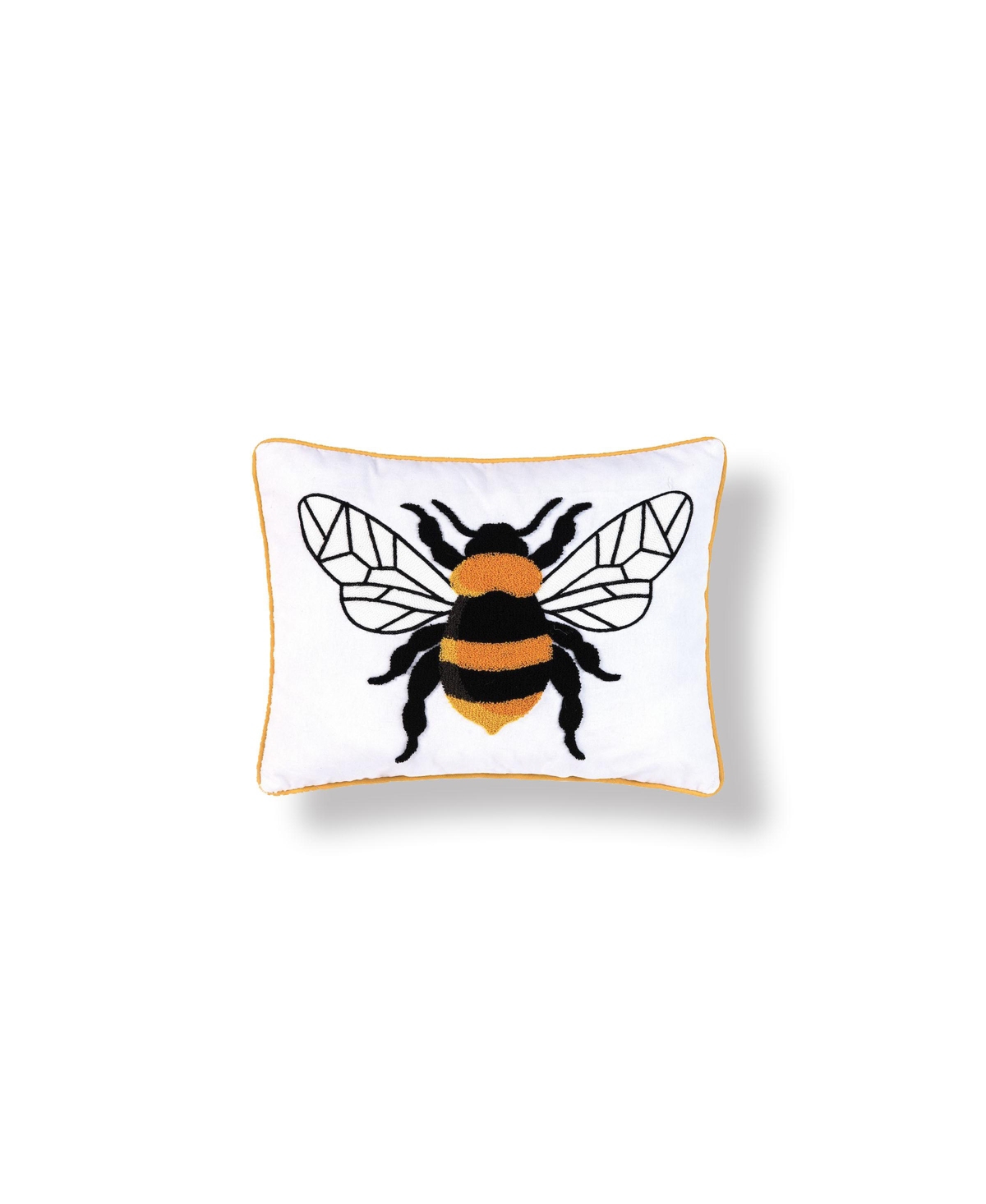 Click here for 14 x 18 Spring Summer Bumble Bee Tufted Accent Thr... prices