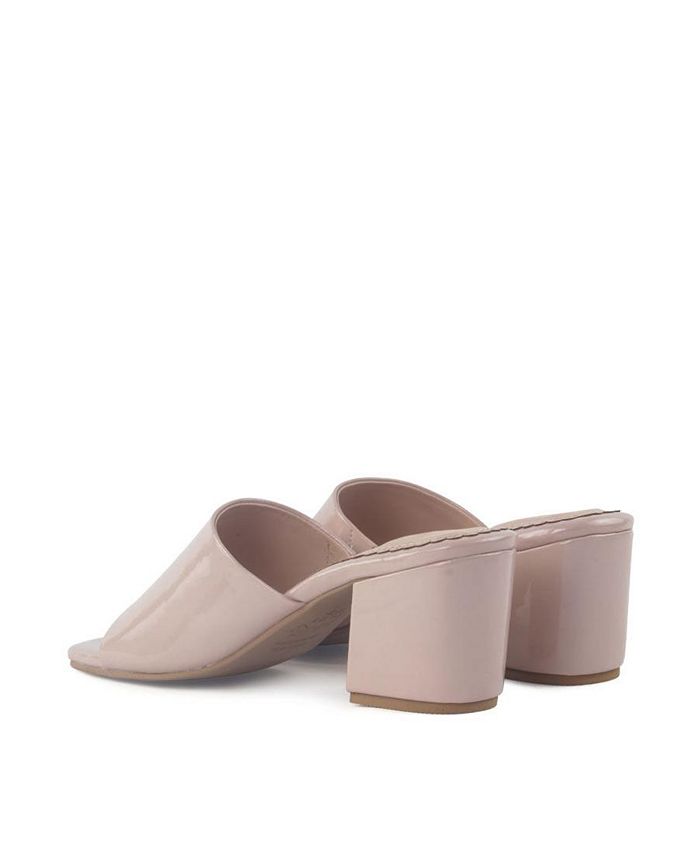 London Rag dumpllin croco slip-on block heel sandals - Macy's