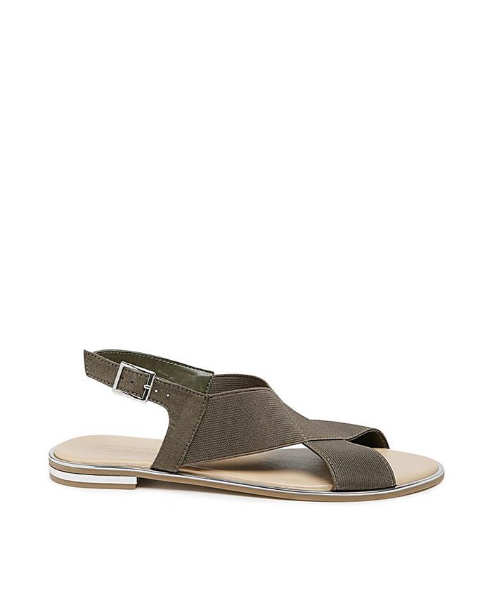 London Rag Snuggle Wide Strap Flat Sandal - Macy's