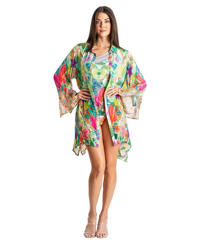 La Moda Clothing Women's Short overshirt - Macy's