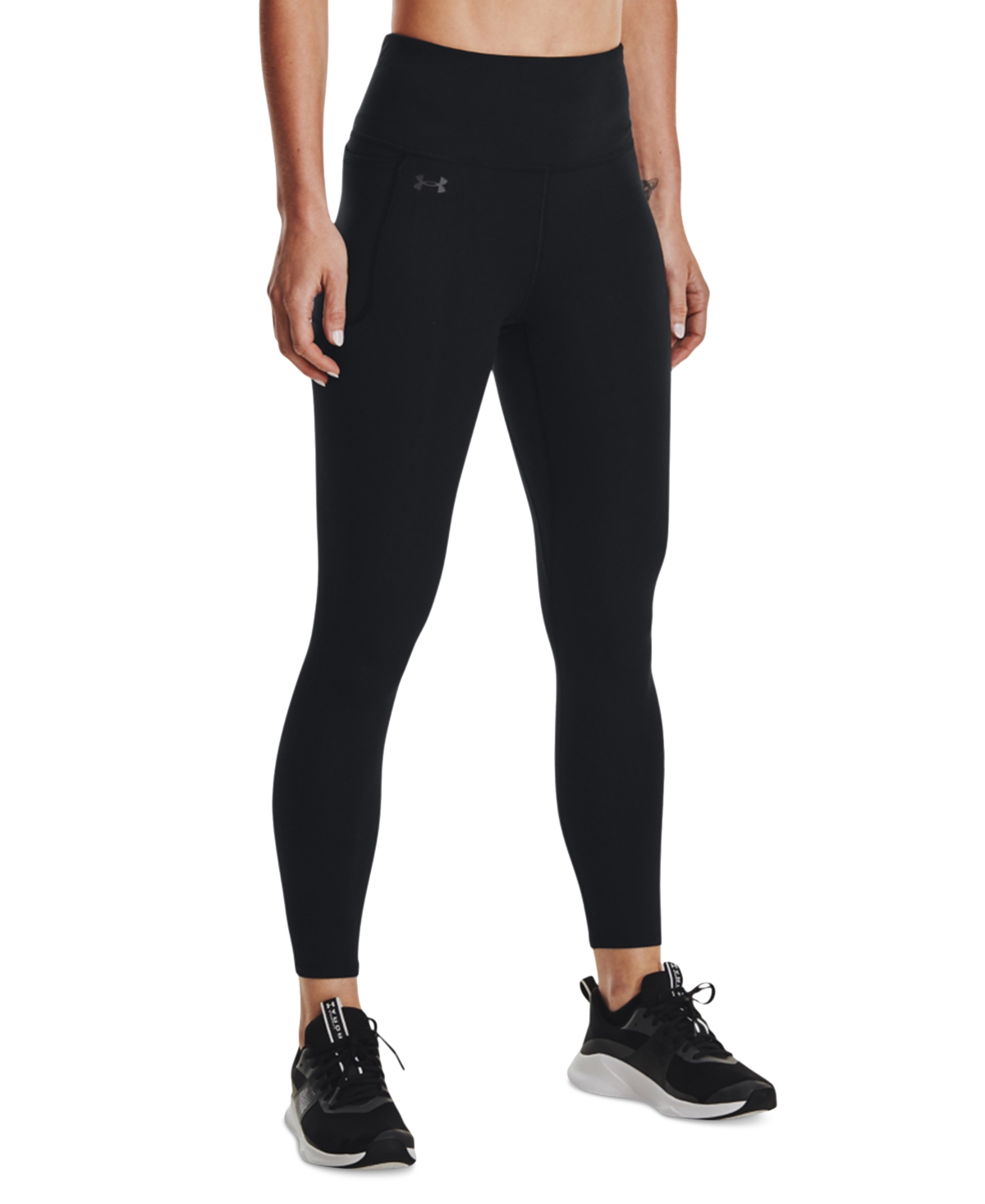 Click here for Under Armour Womens Motion Ankle Leggings - Black/... prices