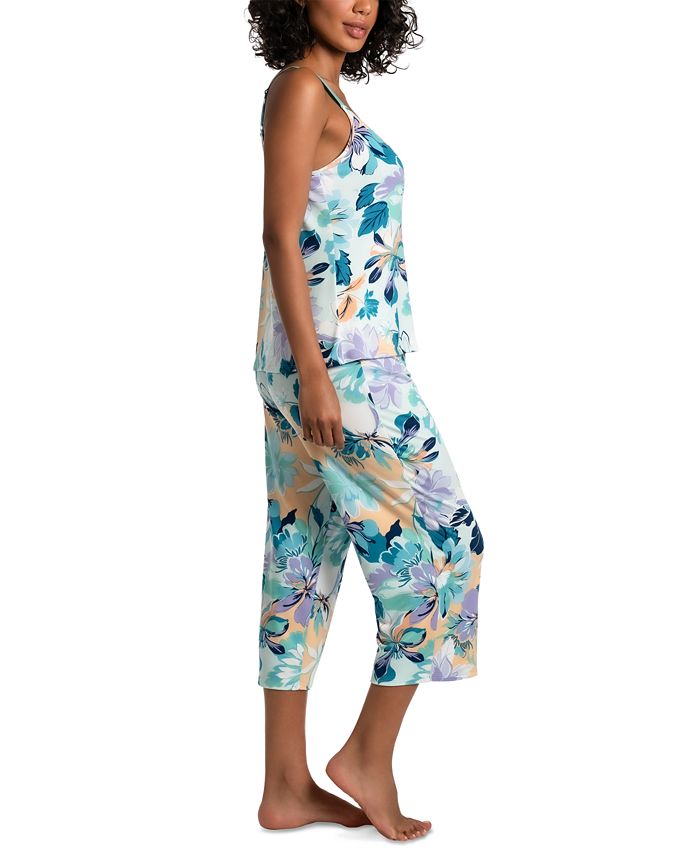 Linea Donatella Women's 2-Pc. Perrine Cropped Pajamas Set - Macy's