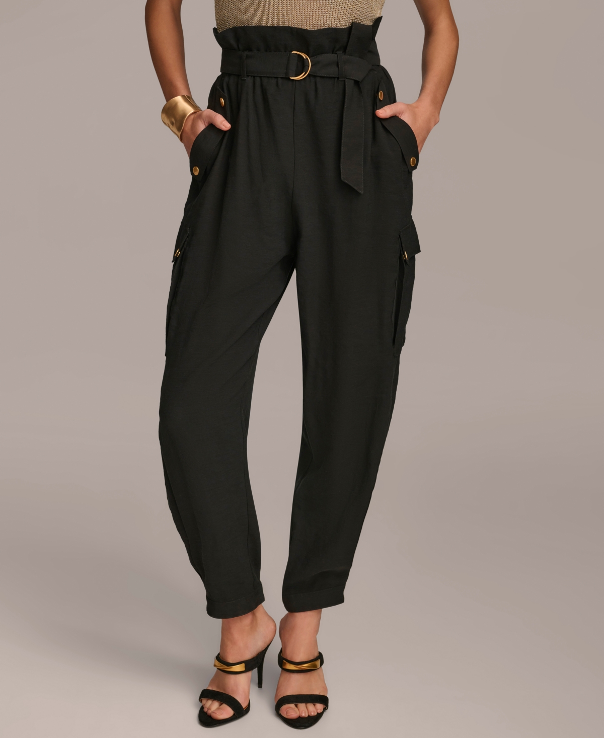 Click here for Donna Karan New York Womens Belted Cargo Pants - B... prices