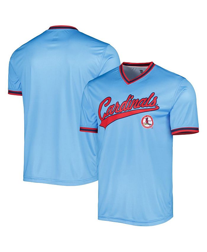 Stitches Men's Light Blue St. Louis Cardinals Cooperstown Collection ...