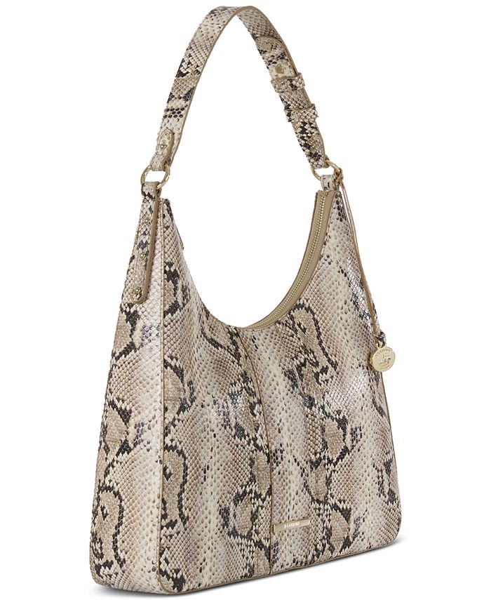 Brahmin Tabitha Beige Sandcastle Medium Leather Shoulder - Macy's