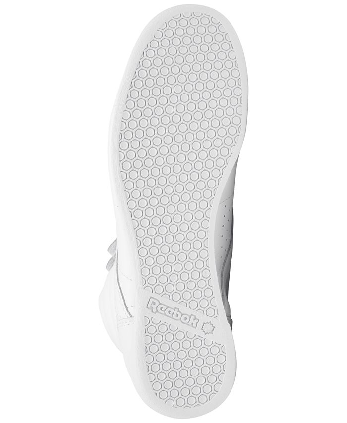 Reebok Women's Freestyle High Top Casual Sneakers from Finish Line - Macy's
