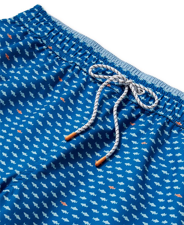 Bonobos Men's Dot-Pattern Drawcord 7" Swim Trunks - Macy's