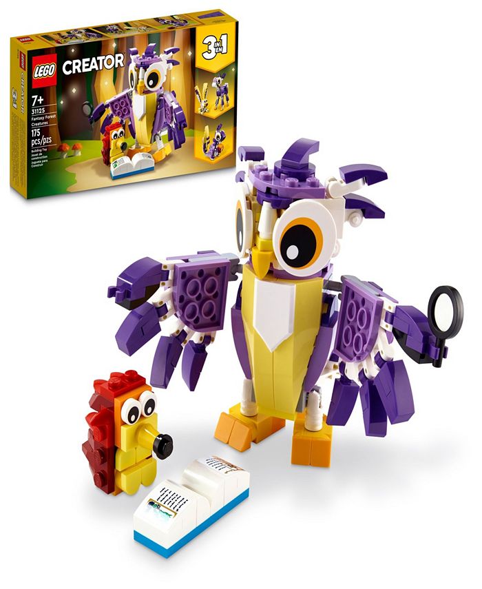 LEGO® Creator 31125 3-in-1 Fantasy Forest Creatures Toy Building Set ...