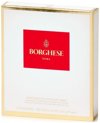 Borghese Restorative Eye Sheet Mask, 6-Pk. - Macy's