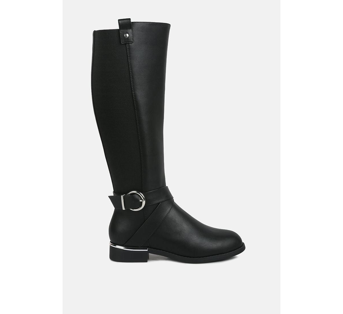 Click here for Snowed Riding Boots - Black prices