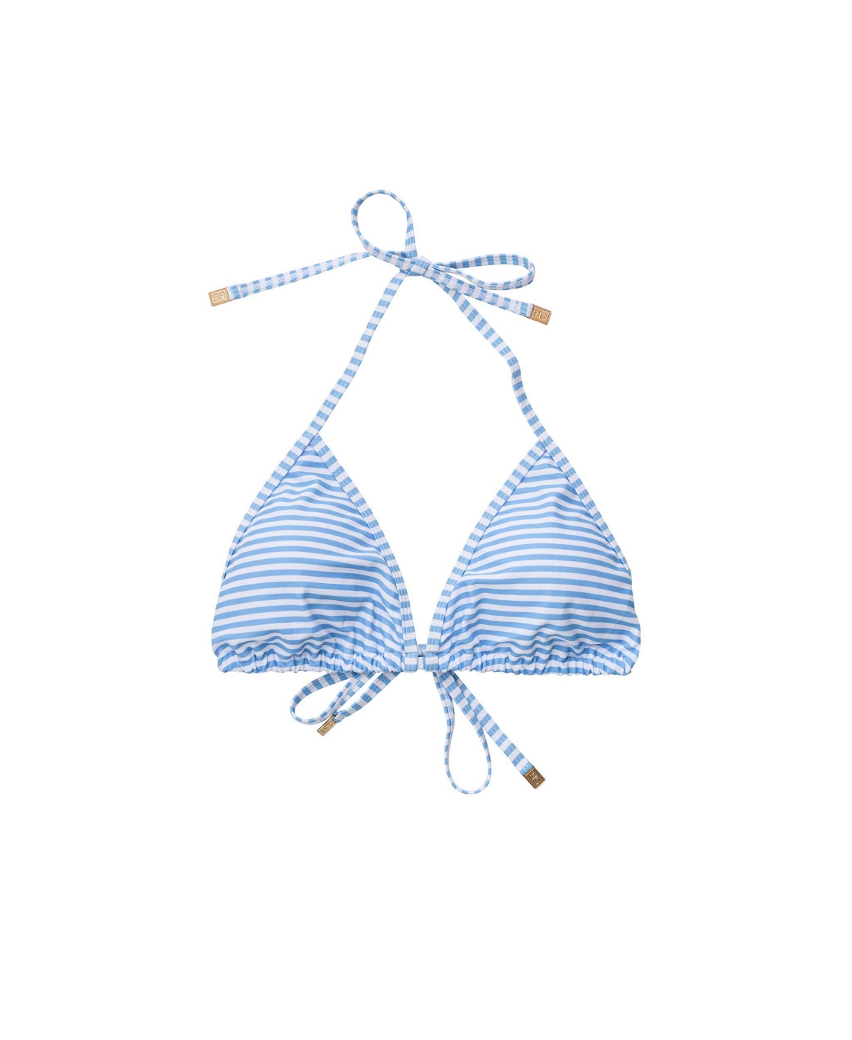 Click here for Ladies Powder Blue Sustainable Bikini Top - Light/... prices