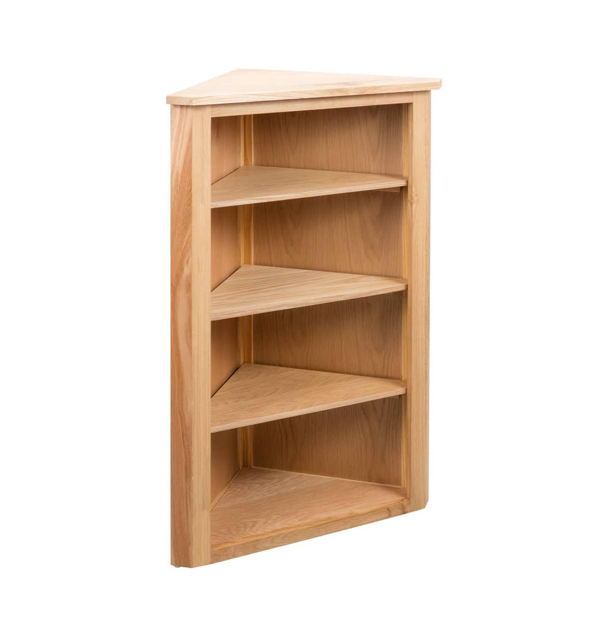 Click here for Corner Shelf 23.2x14.1x39.3 Solid Oak Wood - Brown prices