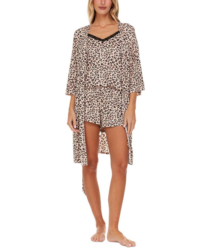 Flora by Flora Nikrooz Women's Lotus 3-Pc. Travel Sleep Set - Macy's