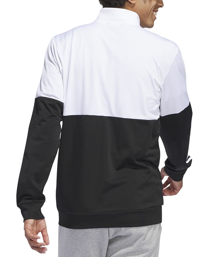 adidas Men's Essentials Colorblocked Tricot Track Jacket - Macy's