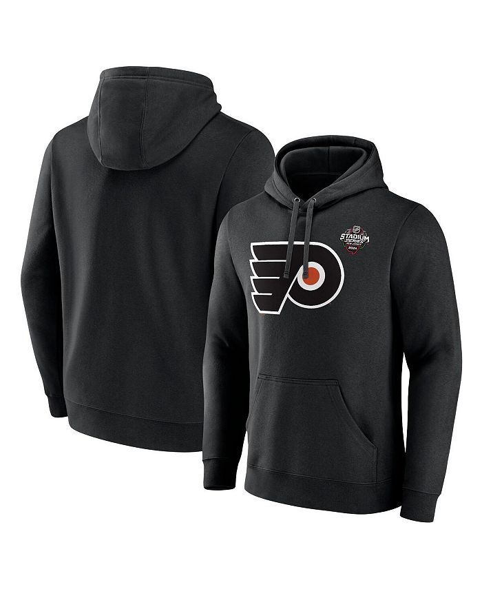 Fanatics Men's Black Philadelphia Flyers 2024 NHL Stadium Series Logo ...